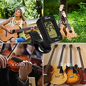 LOMEVE Guitar Accessories Kit Include Acoustic Strings, Tuner, Capo, 3-in-1 Restring Tool, Picks, Pick Holder, Bridge Pins, Nuts & Saddles, Finger Protector, Chord Chart (58PCS)