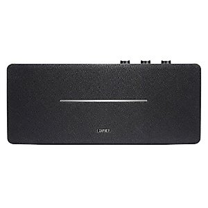 Edifier D12 Integrated Desktop Computer Speakers with Bluetooth 5.0, Wireless Stereo Tabletop Speaker 70 Watts RMS with Subwoofer Line Out, RCA, Aux Input for PC Monitor Laptop - Wooden Enclosure