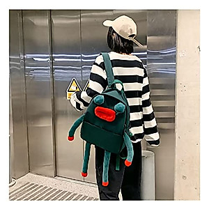 Oxford Frog Backpack 3D Funny Cartoon Satchel Waterproof Daykpack Novelty Schoolbag Bookbags