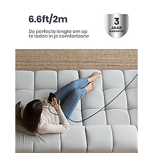 USB C Cable, INIU [5 Pack 3.1A] QC Fast Charging USB Type C Cable, Nylon(3.3+3.3+6.6+6.6+10ft) Phone Charger USB-C Cables for Samsung Galaxy S21 S20 S10 Plus Note 10 LG Google Pixel OnePlus Huawei etc