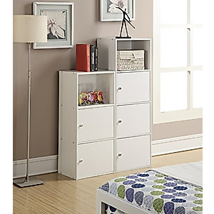 Convenience Concepts Xtra Storage 3 Door Cabinet with Shelf, White