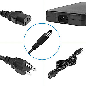 240W 180W AC Adapter Charger Fit for Dell Alienware 13 15 17 R1 R2 R3 R4 Series Dell Alienware X51 M17 M15 M17X M18X,Dell Precision 7710 7730 7520 M6700 M6800 PA-9E Laptop Charger Power Supply Cord