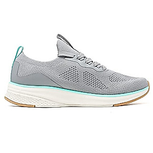 Cestfini Grey Slip on Tennis Shoes Lightweight Womens Walking Shoes Comfort Casual Sneakers for Gym Workout Nurse Running Grey 7