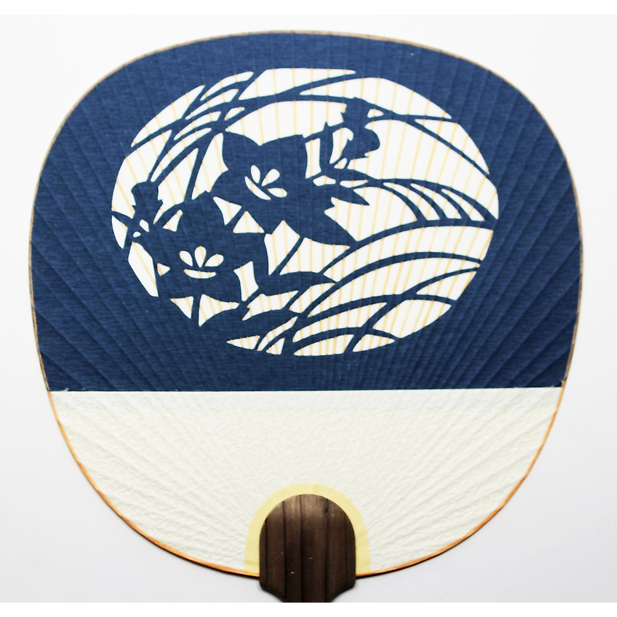 Maruzen Uchiwa Japanese Pattern Window Blue 0