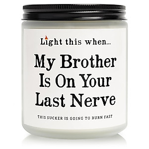 Sister in Law Gifts, Funny Sister in Law Birthday Gifts - Lavender Scented Candles, Sister in Law Christmas Wedding Mothers Day Gift, Gifts for Sister in Law, Future Sister in Law