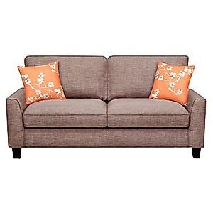 Serta Deep Seating Astoria 73" Sofa in Tan