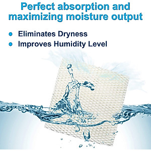 HQRP 2-Pack Wick Filter Replacement for Honeywell Filter T HFT600 / HFT600PDQ Compatible with Honeywell HEV615 HEV620 HEV600 Series Top Fill Cool Mist Humidifiers