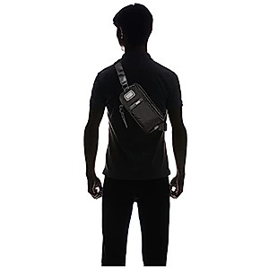 Tumi 02603585 Men's Sling, Official Product, Alpha Compact Sling, Black, One Size