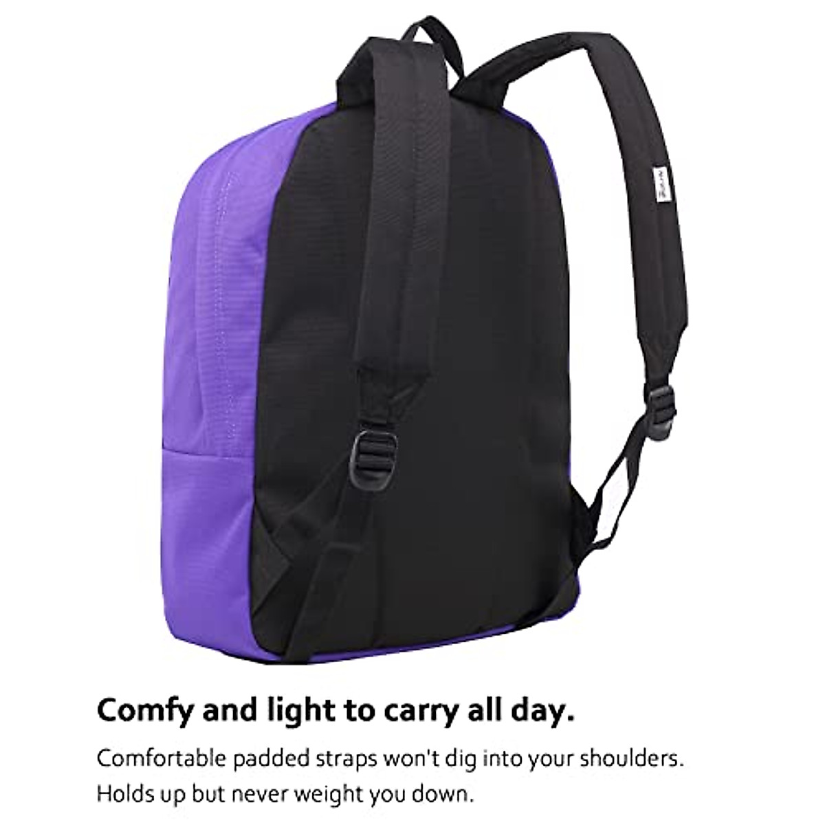 HotStyle SIMPLAY Classic School Backpack Bookbag, Purple