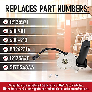 AC Heater Blower Motor - Compatible with Chevy, GMC & Other GM Vehicles - Silverado, Tahoe, Avalanche, Suburban, Escalade, Sierra, Yukon, H2 - Replaces 15-81683, 22741027, 20760618, 700164 - ATC