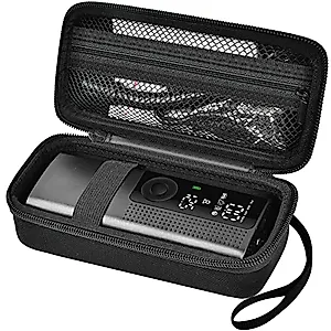 Case Compatible with Portable Air Pump, 120 PSI Air Compressor, Car Tire Inflator Storage Bag for USB Cable, Air House, Connector and Accessories (Box Only)