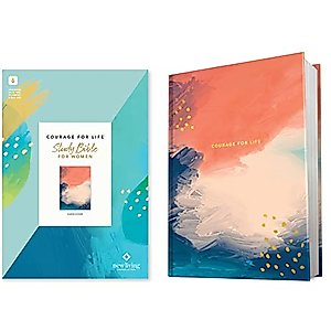 NLT Courage For Life Study Bible for Women (Hardcover, Filament Enabled)