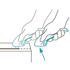 MARTOR Secupro Martego Fully Auto Retractable Safety Knife #122001.02 6" x2.5" x1"