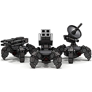 Mech Pieces Building Blocks, 96Pcs Mini Multi-Legged Model Building Blocks Toy Set, Compatible with Lego