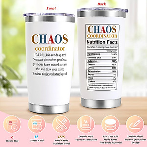 Thank You Gifts for Women, Chaos Coordinator Gifts for Coworker Bosses Day Employee Teacher Nurse Appreciation Gifts, Administrative Professional Day Gifts,Farewell Gifts, Christmas,Birthday Gifts