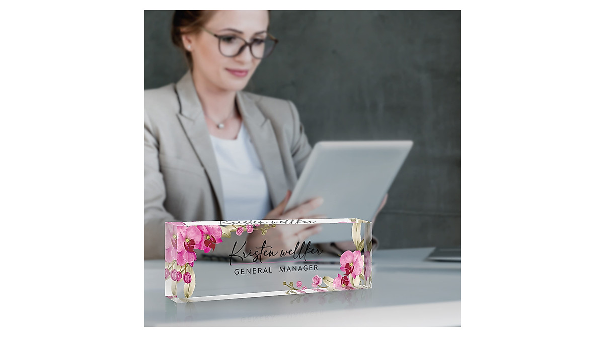 Personalized Office Name Plate - Custom Desk Decor & Gifts