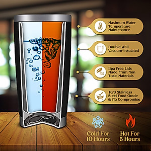 Fathers Day Gift for Dad - Gifts for Dad, Dad Gifts from Daughter Son - Birthday Gifts for Dad, Best Dad Ever Gifts - Fathers Day Gift Ideas for Dad Husband Men, 20 oz Tumbler