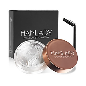 Eyebrow Wax, Eye Brow Gel Clear for Lamination Effect, Waterproof Eyebrow Styling Wax, Soap Brows Lift & Freeze Without Residue (Clear)