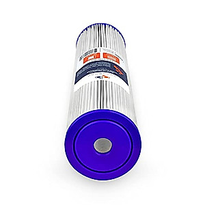 Aquaboon 1 Micron 20" x 4.5" Pleated Sediment Water Filter Replacement Cartridge | Whole House Sediment Filtration | Compatible with ECP5-BB, AP810-2, HDC3001, CP5-BB, ECP1-20BB, 6-Pack