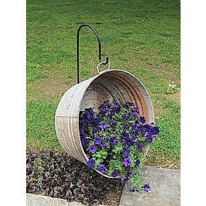 Ashman Shepherd's Hooks 35 Inch (8 Pack), Black, Made of Premium Metal for Hanging Solar Lights, Bird Feeders, Mason Jars, Christmas Lights, Lanterns, Garden Stakes and Wedding Décor.