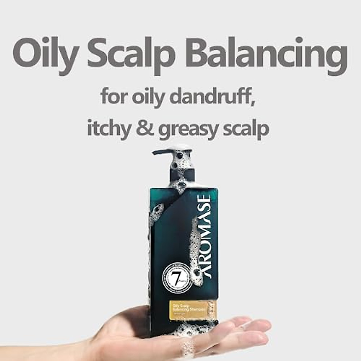 Aromase Oily Balancing Shampoo (Ideal for oily scalp with dandruff) 14 FL OZ