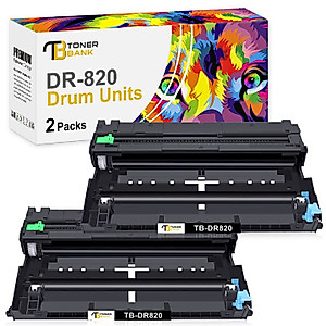 Toner Bank Compatible Drum Unit Replacement for Brother DR820 DR-820 DR 820 for Brother MFC-L5850DW HL-L6200DW HLL6200DW L6200DW MFC-L5900DW MFC-L5700DW HL-L5200DW L5200DWT Printer Drum Unit 2PK
