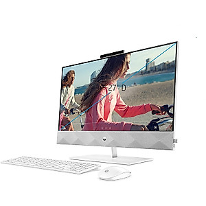 HP Pavilion 27 Touch Desktop 2TB SSD 64GB RAM Extreme(AMD Ryzen 7 Processor with 8 Cores and Max Boost 4.30GHz, 64 GB RAM, 2 TB SSD, 27-inch FullHD IPS Touchscreen, Win 10) PC Computer All-in-One