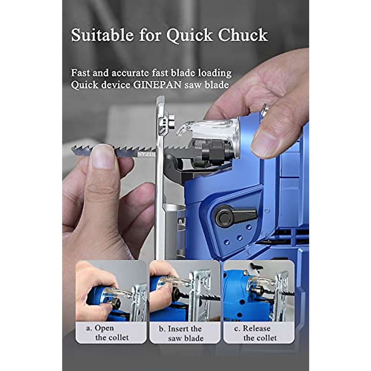 20PCS T Shank Jigsaw Blades Tool for Wood Plastic Metal Compatible with 90% Power Jig Saws Such as Bosch DEWALT RYOBI One+ Makita SKIL Black+Decker Includes 4 Each of T101B T101AO T144D T118A & T118B