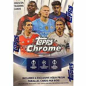 2023/24 Topps Chrome UEFA Club Competitions Soccer Value Box