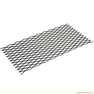 Dagan Industries Black Steel Retainer Ember for Grates - 20 x 10 inch
