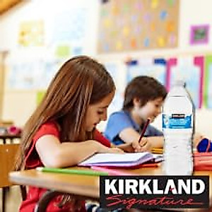 Kirkland Water 33.8 Fl Oz Alkaline Premium Drinking Water, (6 pack)