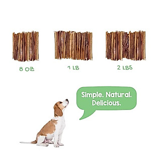 Nature Gnaws Mixed Bully Sticks for Small Dogs - Premium Natural Tasty Beef Bones - Simple Long Lasting Dog Chew Treats - Rawhide Free - 6 Inch