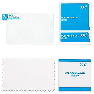 JJC Anti-Scratch Tempered Glass Camera Screen Protector Cover for Fujifilm X100V X-T4 XT4 X-E4 XE4 Digital Camera Screen Protection