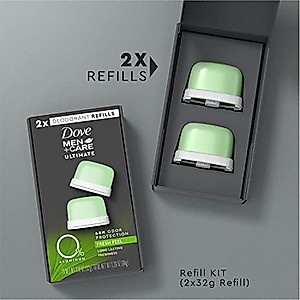 Dove Men+Care Deodorant Refill 0 percent Aluminum Fresh Feel Aluminum Free Deodorant 1.13 oz