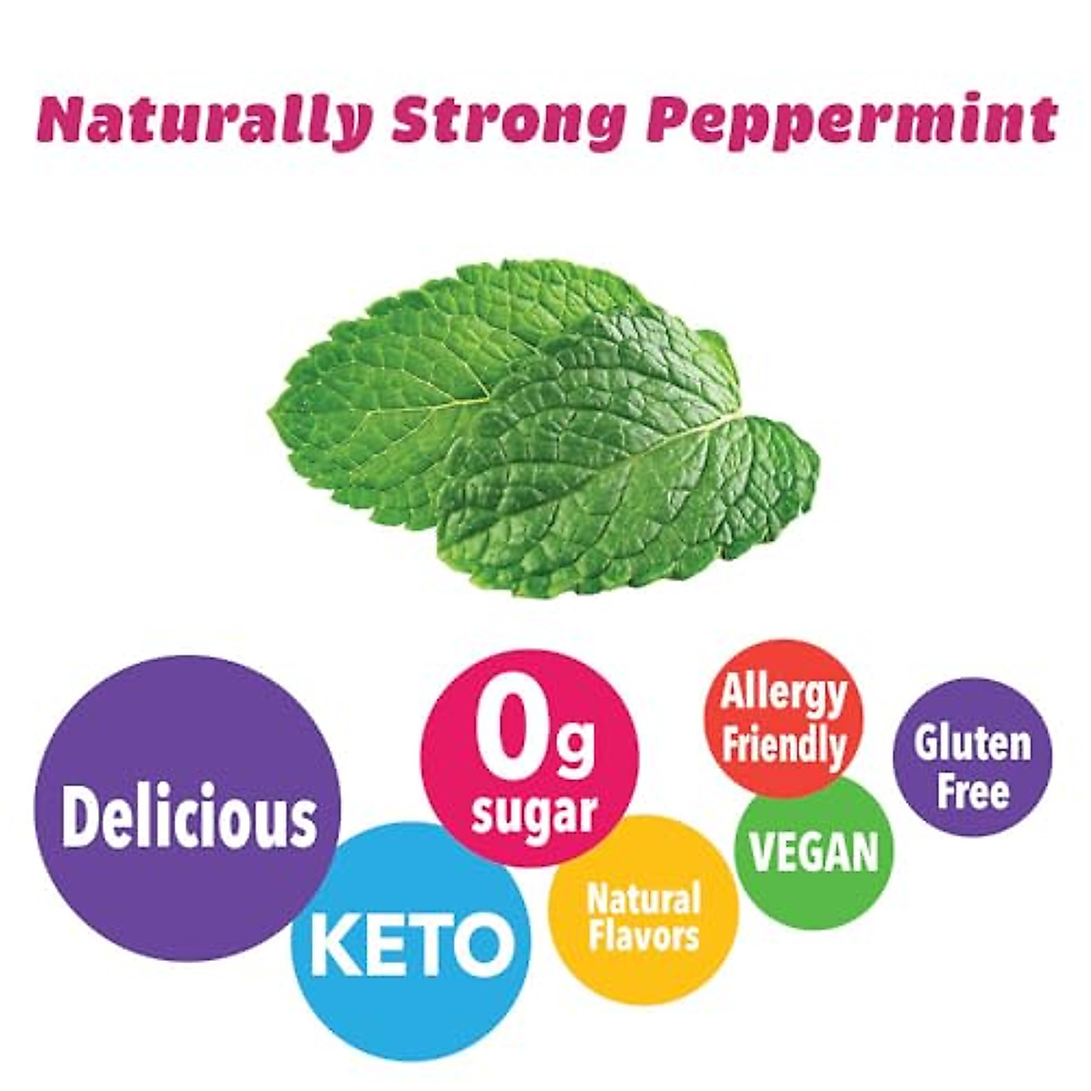 Zollipops Drops Peppermint Vegan 3oz - Dental-Friendly Treats with Xylitol for Guilt-Free Indulgence and Fresh Breath