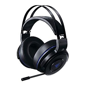 Razer Thresher - Lag-Free Wireless Connection - Retractable Digital Microphone - Gaming Headset Works with PC & PS4