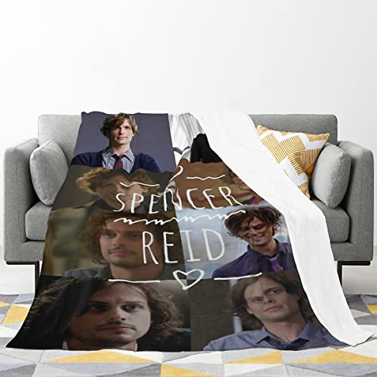 Suping Flannel Fleece Blanket Lightweight Super Soft Warm Cozy Luxury Throw Blanket Home Decor for Couch, Bed, Sofa, Travel 50inchX40inch,Black