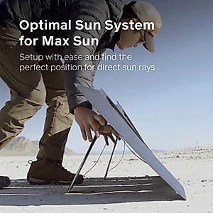 BioLite, SolarPanel 100, 100 Watt Folding Solar Panel for Outdoor, Camping, RV and Off Grid Living