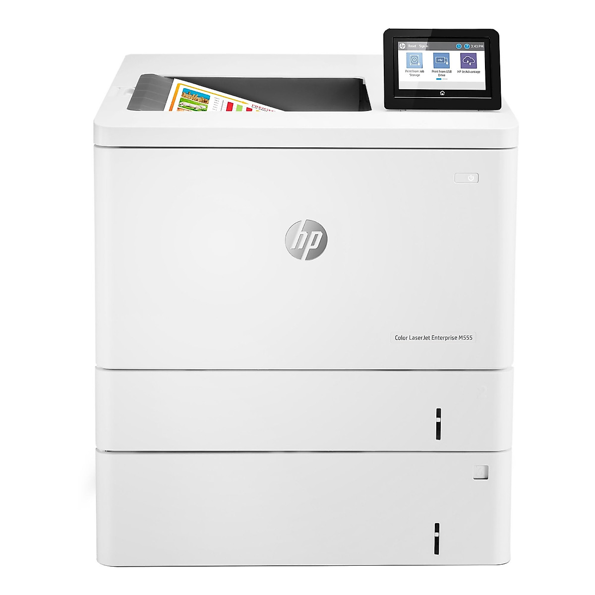 HP Color LaserJet Enterprise M555x Duplex Printer with Extra Paper Tray (7ZU79A)