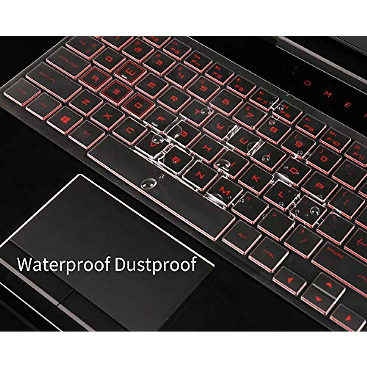 Ultra Thin Keyboard Cover for Newest HP OMEN 15-DC 15.6", Clear Keyboard Protective Skin for HP 15-dc0010nr 15-dc0020nr 15-dc0030nr 15-dc0051nr dc0052nr 15-dc0086nr 15-dc0087nr 15-dc0096nr Laptop