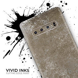DesignSkinz Distressed Silver Texture v3 Protective Vinyl Decal Wrap Skin Cover Compatible with The Samsung Galaxy S20 (Screen Trim & Back Glass Skin)