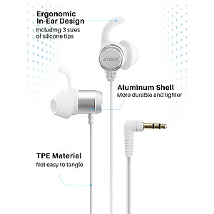 Ryoko VR Gaming Earphones for Meta Quest 2 Headset and PlayStation VR2, 3D 360° Surround in-Ear Headphones, Low Latency, Custom Length Cables, with 3 Sizes of Ergonomic Ear caps