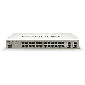 Fortinet FortiSwitch - 224E-POE Layer 2/3 PoE+ Switch (FS-224E-POE)