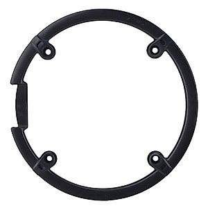 Estink Bike Chain Wheel Guard, Black Plastic Chainring Sprockets Cranksets Guard Protector Mountain Bike Chain Wheel Crankset Support Cover Accessories for 44T Chain