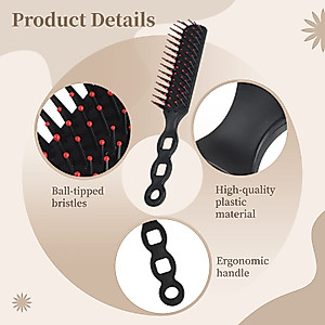 Anjetan 100 Packs Hair Brushes, Anti Entangling Hair Brushes Anti Static Massage Combs, Disposable Plastic Hair Combs for Curly Wet Dry Hair for Homeless, Shelter, Hotel, Nursing Home
