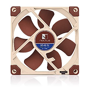 Noctua NF-A9 5V, Premium Quiet Fan with USB Power Adaptor Cable, 3-Pin, 5V Version (92mm, Brown)