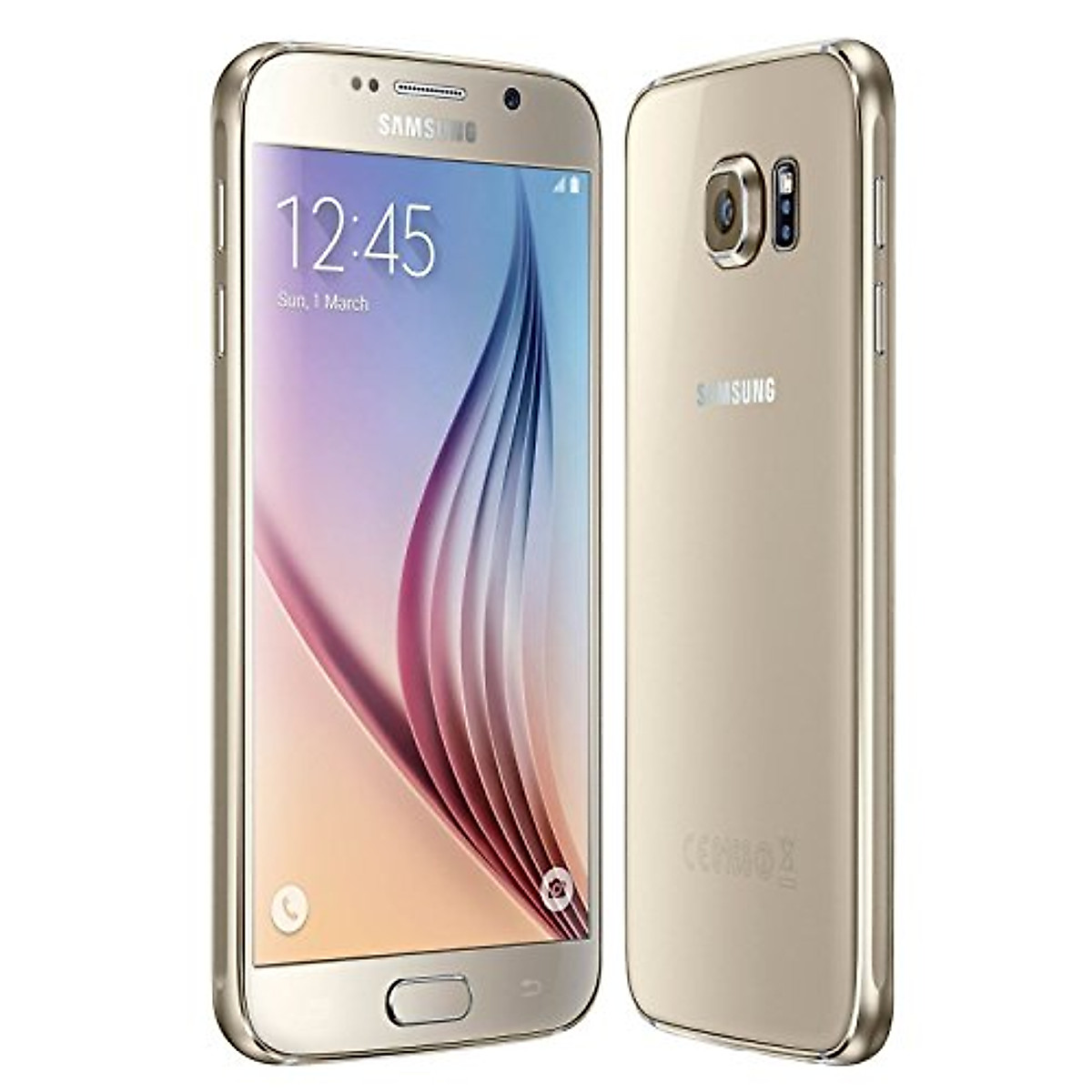 SAMSUNG Galaxy S6 G920a 32GB Unlocked GSM 4G LTE Octa-Core Smartphone w/ 16MP Camera - Gold