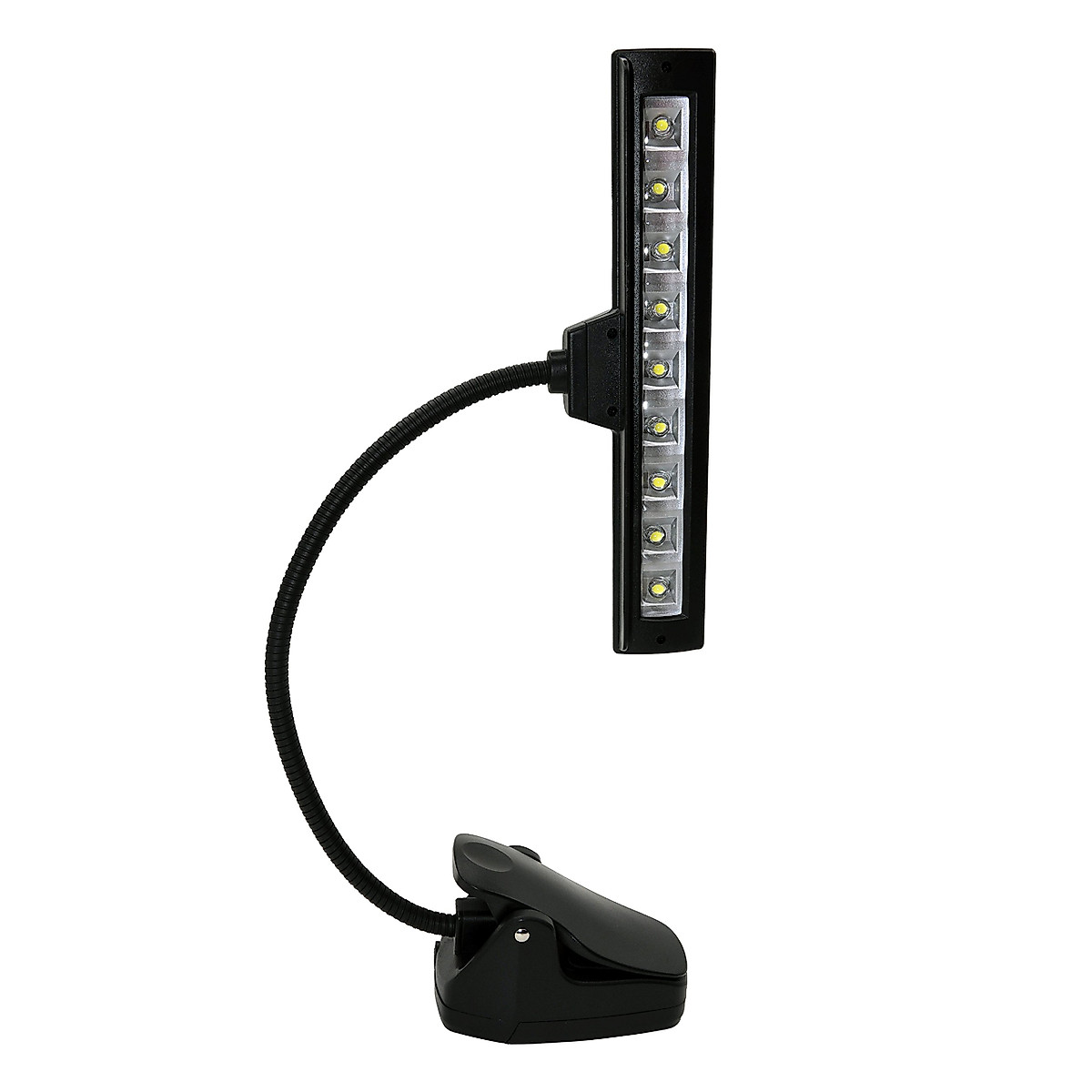 Karlling Portable Clip On Adjustable Neck 9 LEDs Music Stand Light Piano Orchestra Lamp Reading Light USB Book Lights