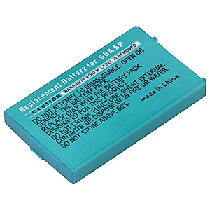 Uwayor Gameboy Advance SP Battery, 900mAh GBA SP Battery Replacement for Nintendo Gameboy Advance SP with Tool