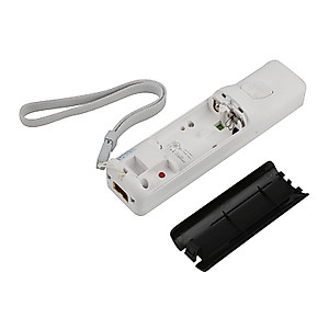 Trenro Wii Remote Controller Battery Cover, 2 Pack Back Cover Replacement for Nintendo Wii/Wii U Remote -Black